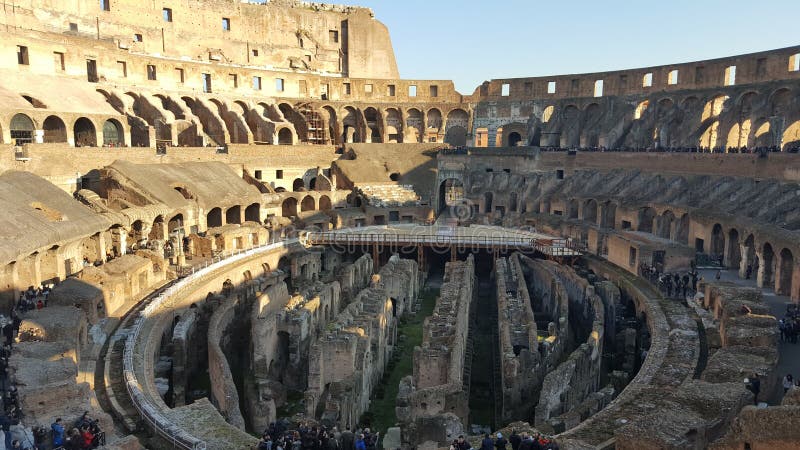 Inside of the Coliseum editorial stock image. Image of coliseum - 89438534