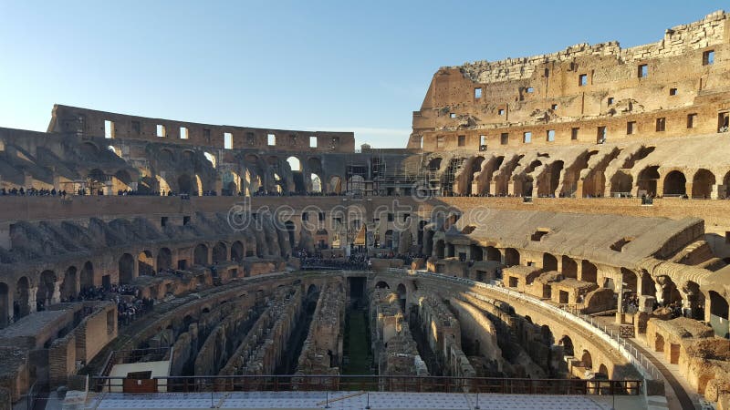 Inside of the Coliseum editorial image. Image of gladiator - 89438745