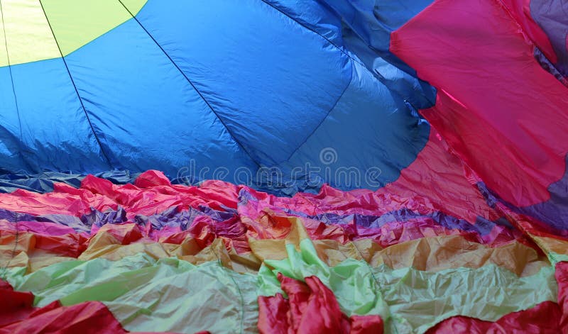Inside a Colored Nylon Balloon Stock Image - Image of textile, abstract ...