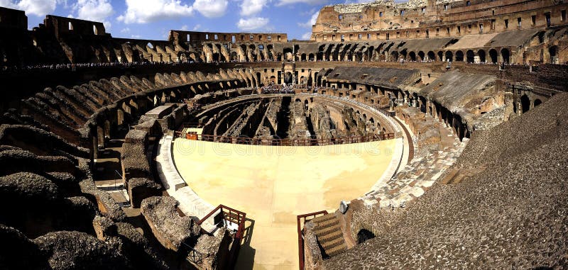 Inside the Colosseum, Rome editorial image. Image of fence - 60298125