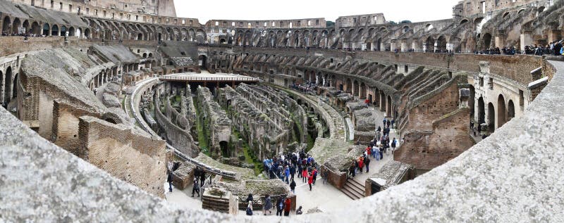 Inside the Colosseum editorial image. Image of inside - 33378395
