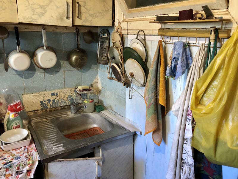 Messy House Inside, Kitchen Editorial Photography - Image of building ...