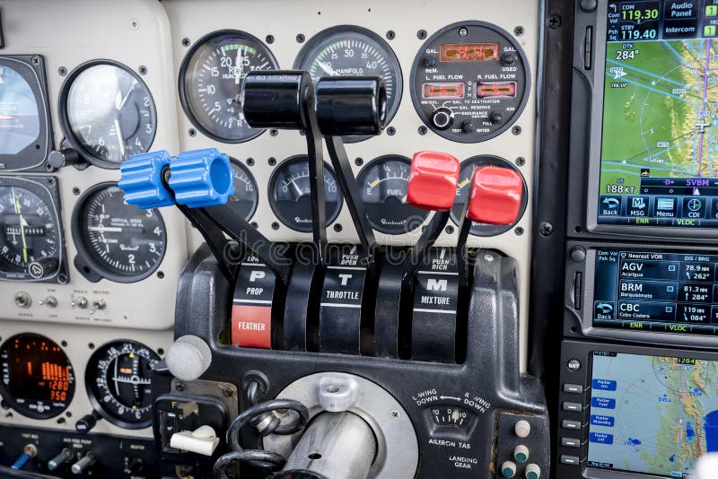 Inside Command Center on an Aircraft Editorial Photography - Image of ...