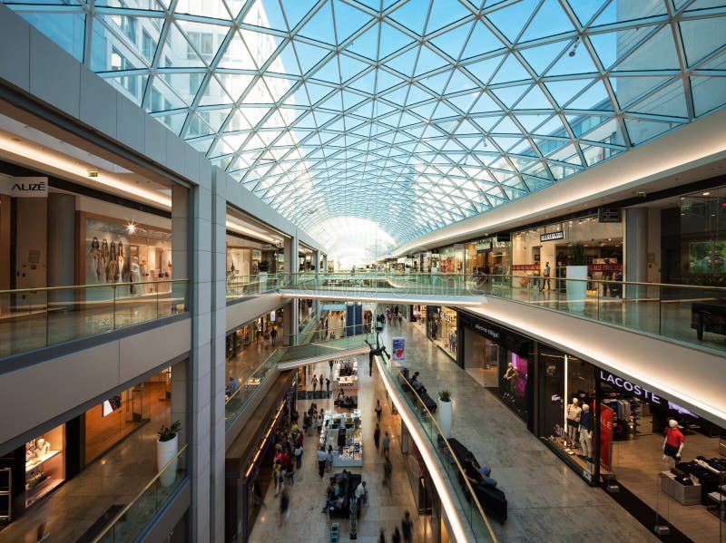 Inside the the Commercila Center Editorial Stock Image - Image of ...