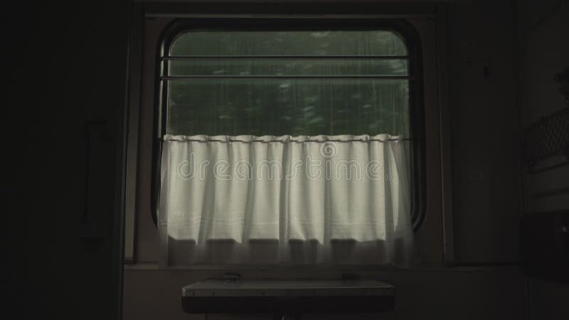 Inside Compartment of Russian Corridor Coach of Railway Passenger Train ...