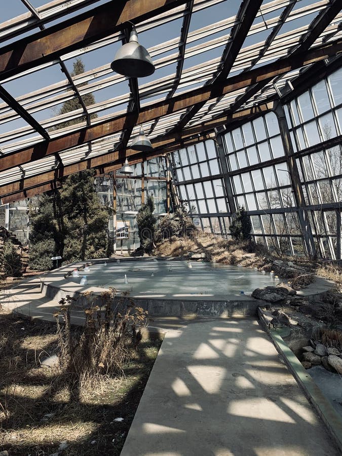 Inside the Complex of the Botanical Garden. Stock Image - Image of ...