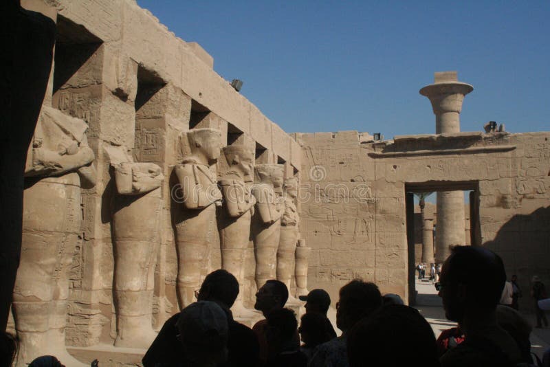 Inside the Complexe Luxor Temple Egypt Editorial Stock Photo - Image of ...