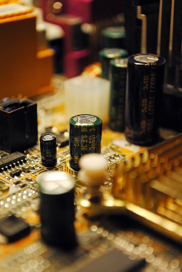 Inside the computer stock image. Image of microelectronics - 45431953