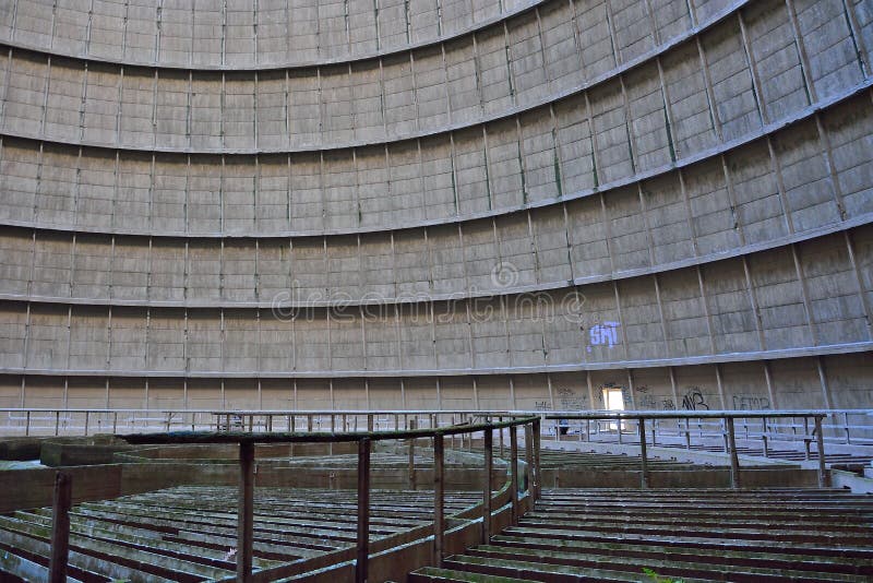 Inside A Cooling Tower Stock Photo - Image: 48900916