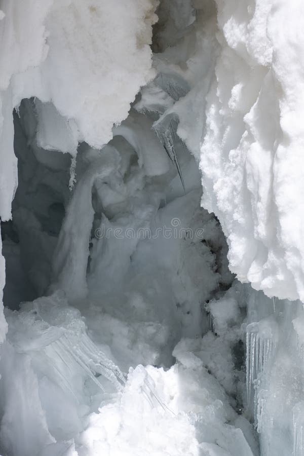 Inside a crevasse stock image. Image of storm, gasses - 9016447