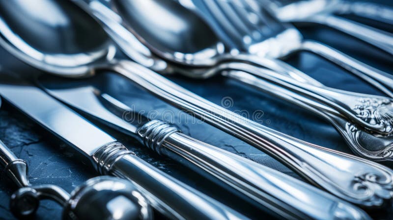 Inside the Cutlery Manufacturing Process Stock Illustration ...