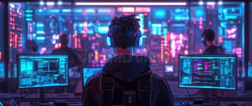 The Inside of a Cutting-edge Command Center, a Spy Base S Control Room ...