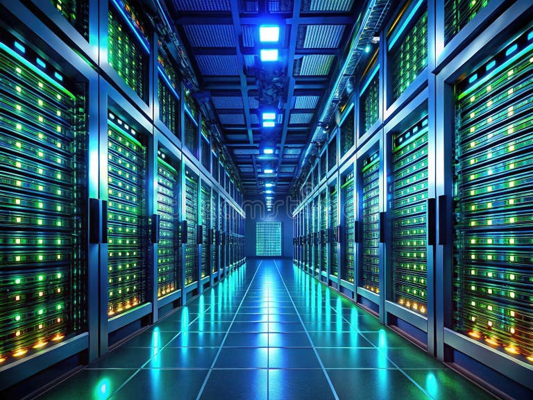 Inside a Cutting-Edge Server Farm: Modern Technology Powering Cloud ...