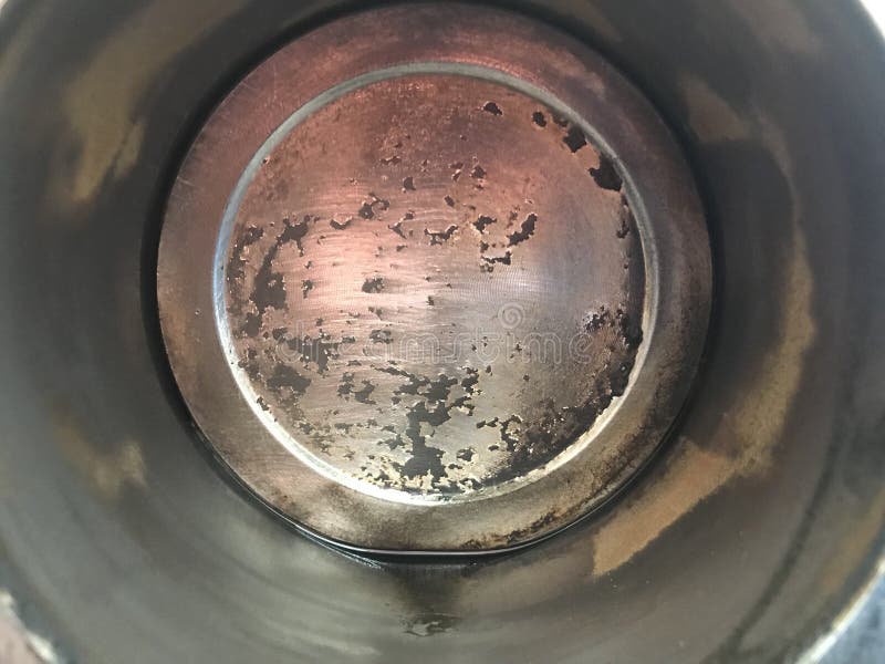 Inside the Cylinder of a Small Engine Stock Image - Image of rings ...