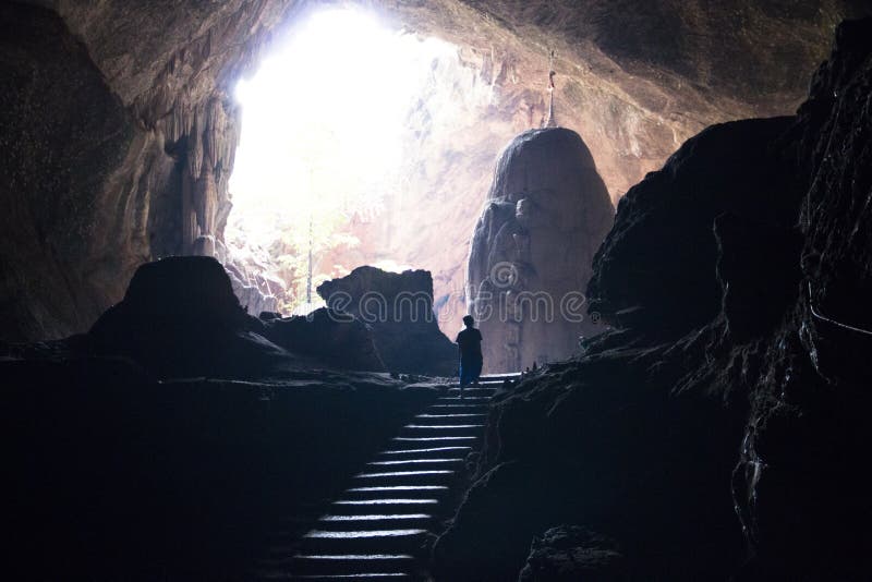 The Sadan Cave in Hpa-an, Myanmar Stock Photo - Image of ancient ...