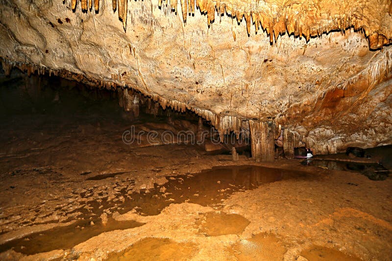 Inside a deep cave stock image. Image of nature, empty - 81732771