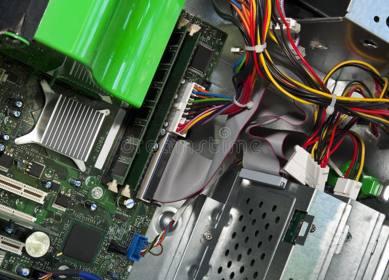 Inside a Desktop Computer stock photo. Image of processor - 10153198