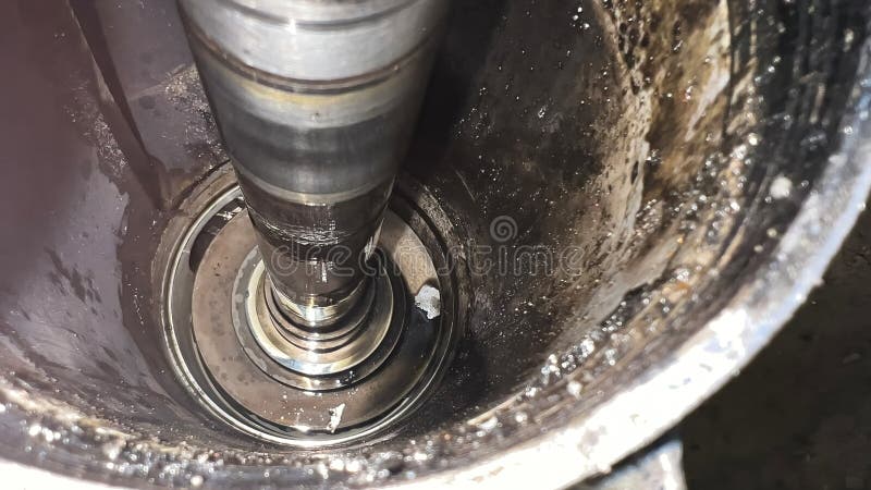 Inside of Disassembled Lower Unit Stock Photo - Image of disassembled ...