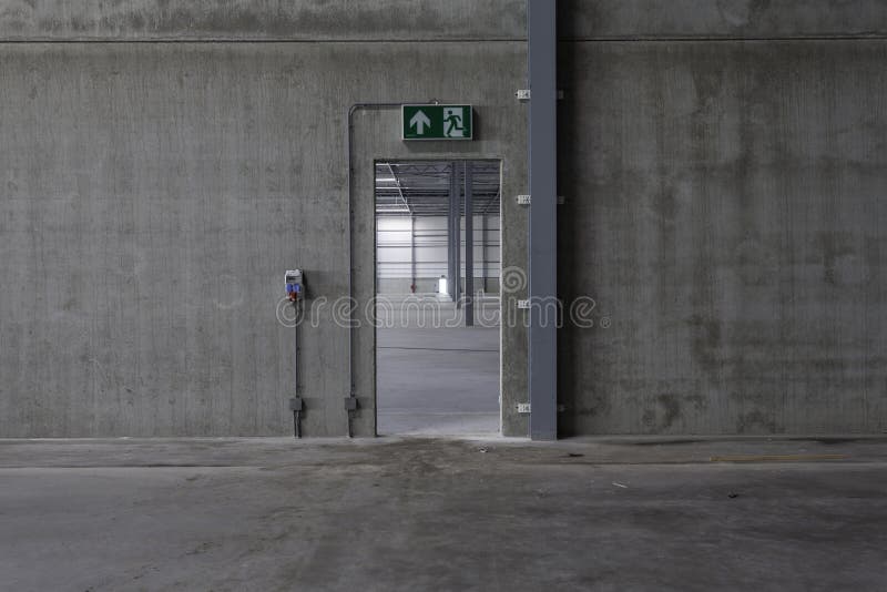 Inside of a Distribution Center - Looking through a Door To Another ...