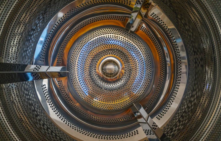 Inside dryer machine stock image. Image of empty, industrial - 178783497