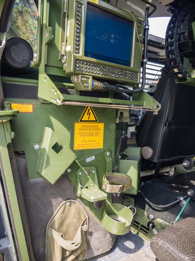 Military Vehicle, Inside View Stock Photo - Image of transport, armored ...