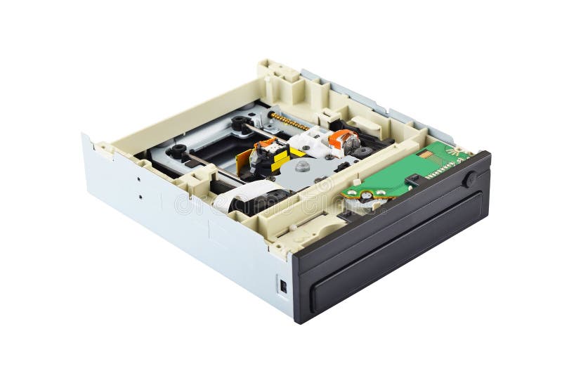 Inside DVD disk drive stock image. Image of controller - 81654661
