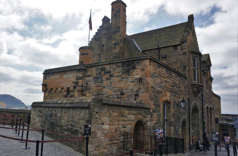 Inside Edinburgh Castle Walls Stock Photo - Image of kingdom, castle ...