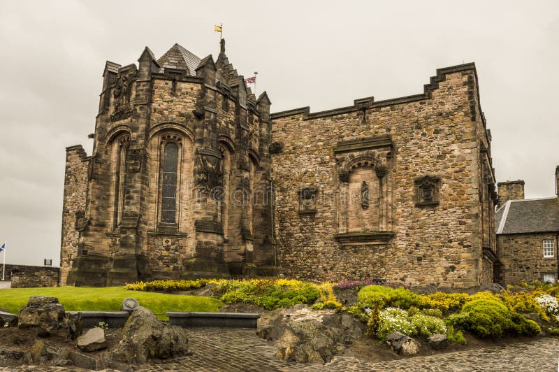 Inside Edinburgh Castle Walls Stock Photo - Image of english, brick ...