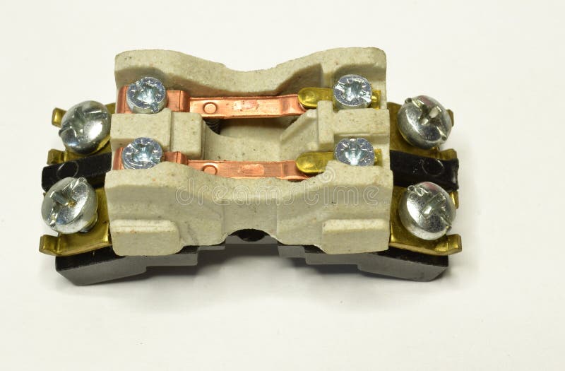 Inside of electric switch stock image. Image of component - 257609051