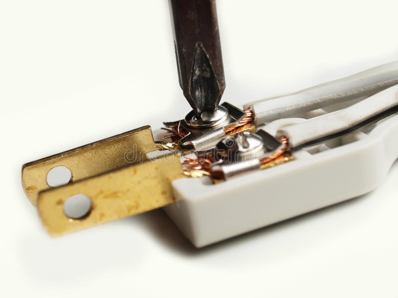 Inside electrical plug stock image. Image of socket, cord - 40725421