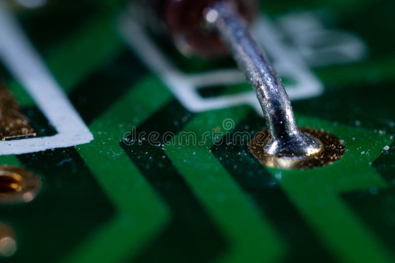 Inside of Electronic Devices Stock Image - Image of semiconductor ...