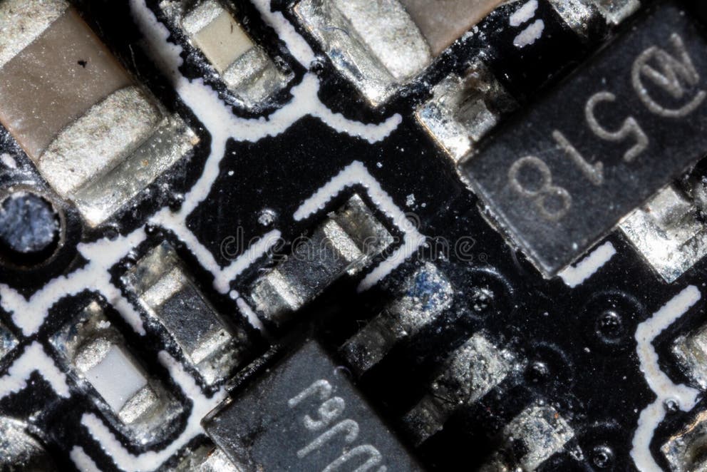 Inside of Electronic Devices Stock Image - Image of motherboard ...