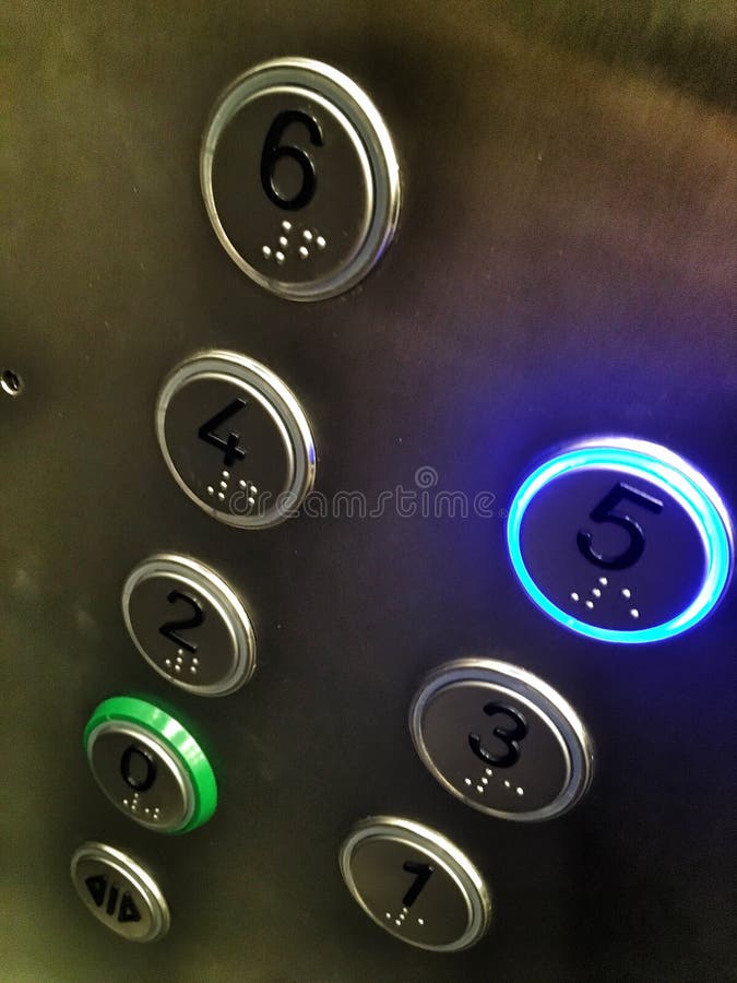 Inside the Elevator stock photo. Image of braille, lift - 101931612