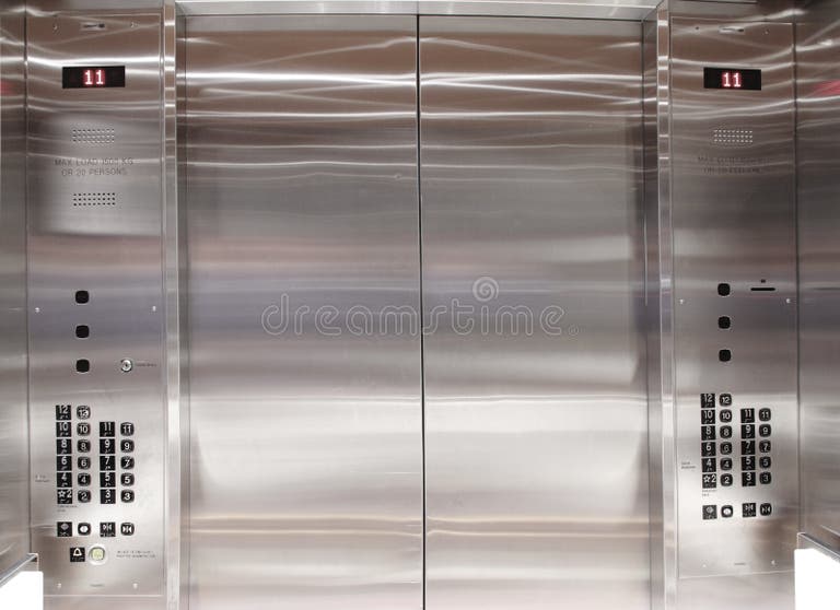 Inside elevator lift stock image. Image of buttons, elevator - 20749739