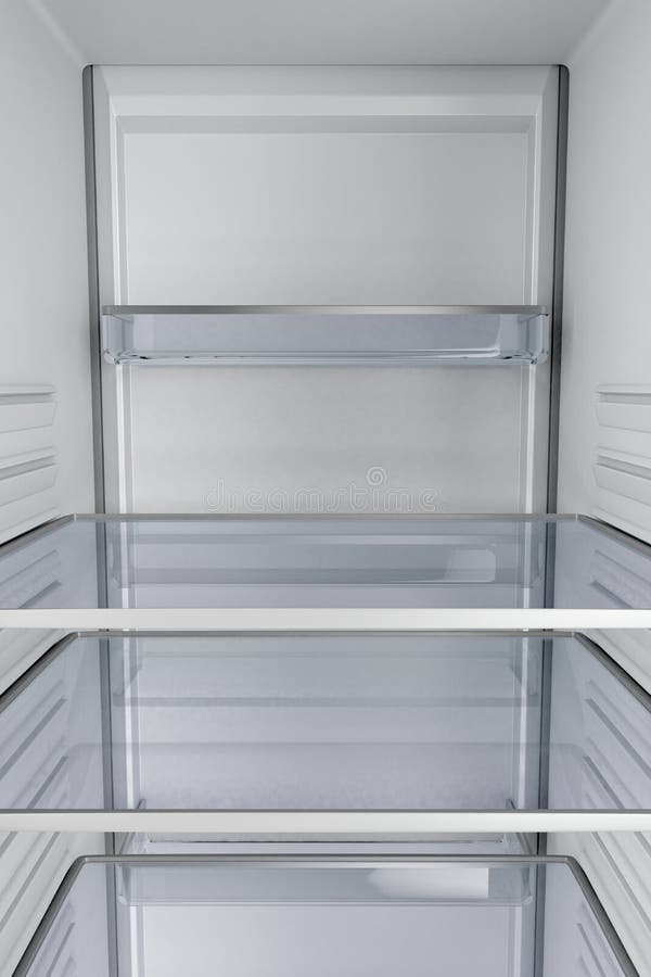 Empty fridge stock illustration. Illustration of cool - 31661623