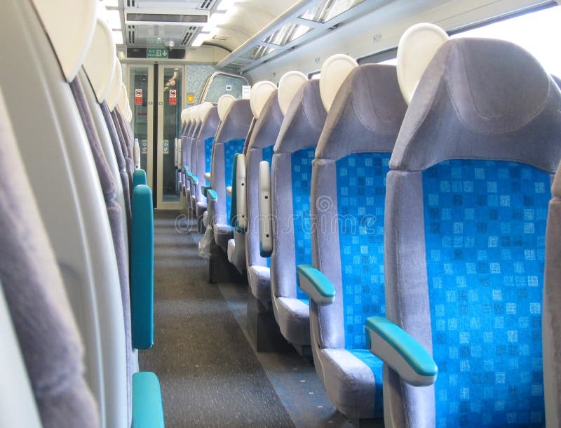 Inside an Empty Modern Train Carriage. Editorial Photo - Image of empty ...