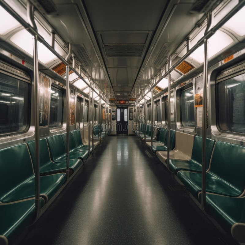 Inside Empty Train Metro Stock Illustrations – 1,039 Inside Empty Train ...