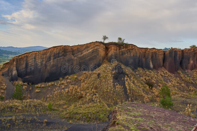 Inside an extinct volcano stock image. Image of ancient - 198919581