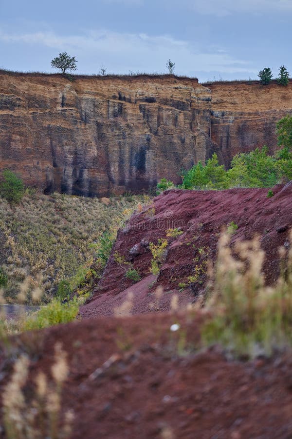 Inside an extinct volcano stock photo. Image of mountain - 198919604