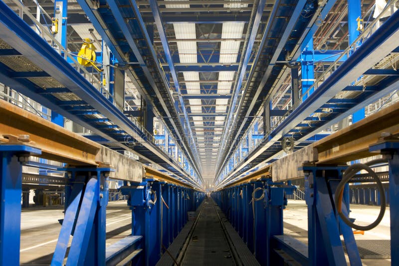 Inside factory area stock photo. Image of industry, center - 8566402