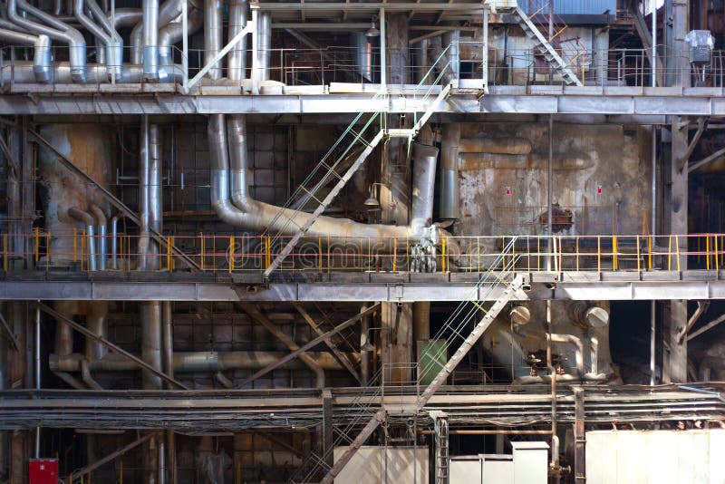 Inside of Factory Warehouse Stock Photo - Image of floor, compartment ...