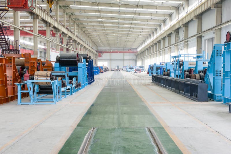 Inside of the Factory Building of the Enterprise Stock Image - Image of ...