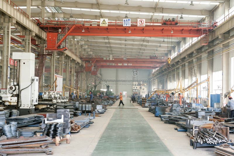 Inside of the Factory Building of the Enterprise Editorial Stock Photo ...