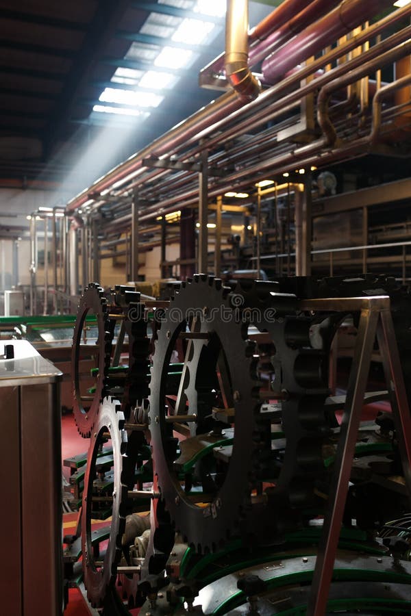 Inside factory stock image. Image of press, plant, perspective - 8464779