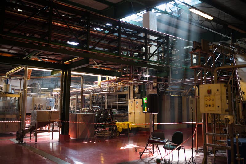 Inside factory stock photo. Image of hooks, interior - 41976214