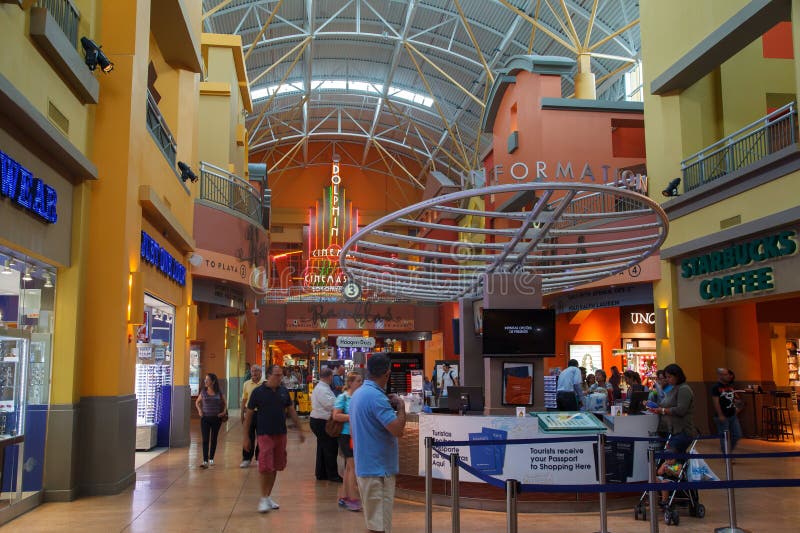 Inside the Famous Dolphin Mall with Its Stores in Miami, Florida, USA ...