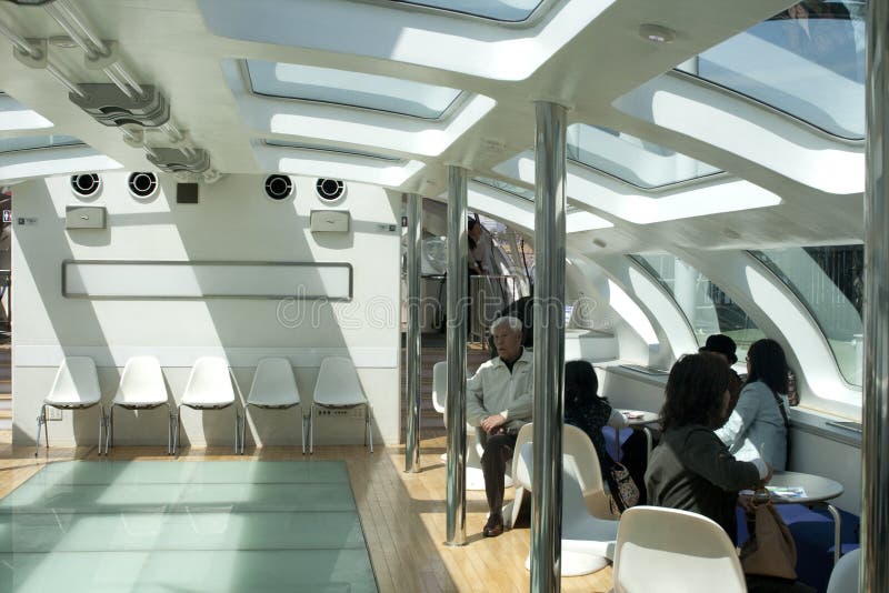 Inside the ferry in Tokyo editorial photo. Image of odaiba - 26327006