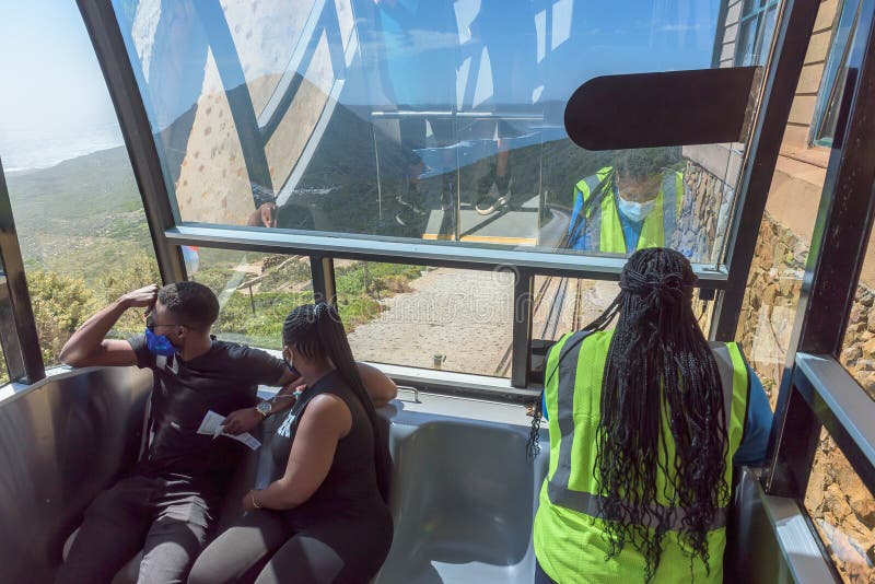 Inside the Flying Dutchman Funicular at Cape Point Editorial Photo ...