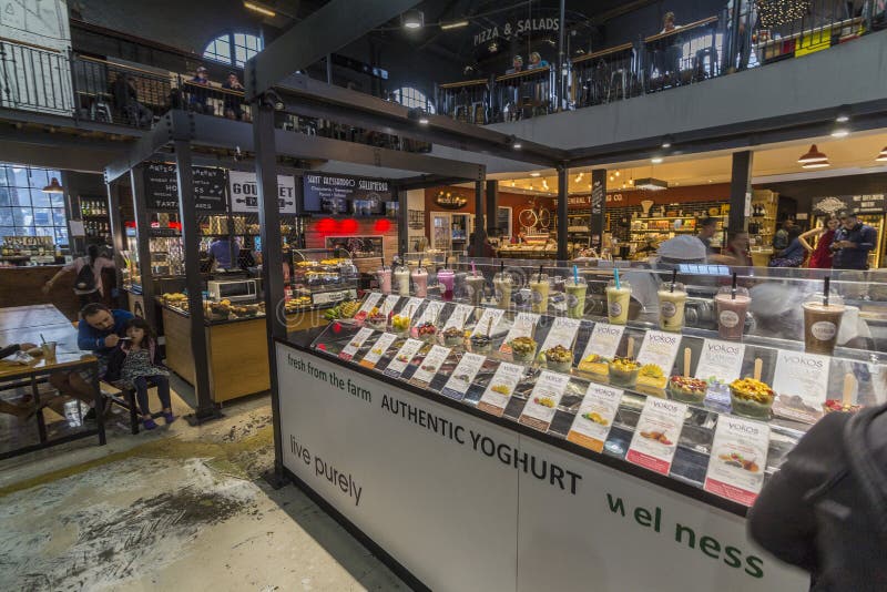 Inside Food Market of V&a Waterfront, Cape Town Editorial Photography ...
