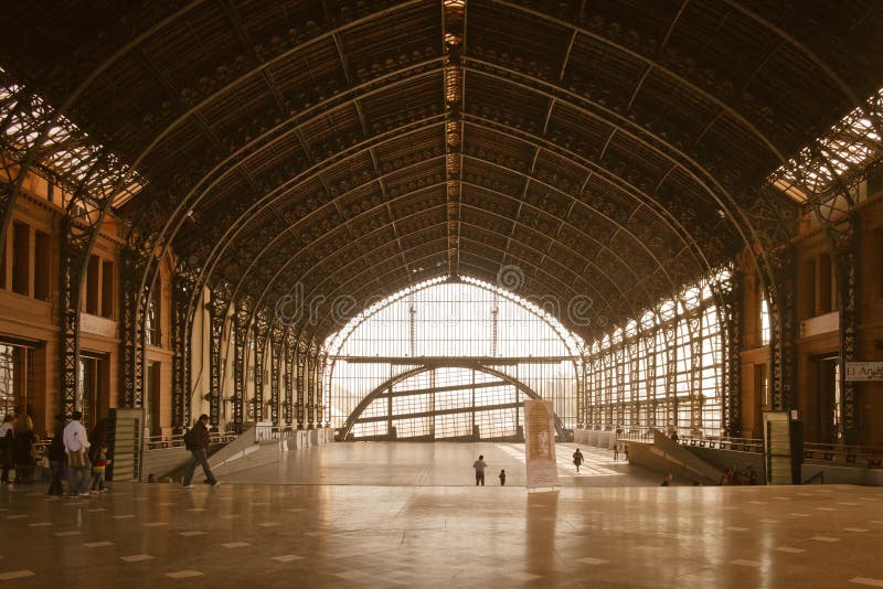 Inside of a Former Train Station Editorial Stock Image - Image of ...